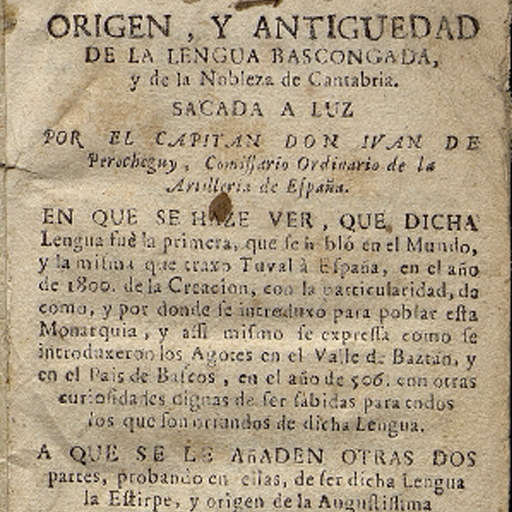 Origine et ancienneté de la langue basque - Bilketa