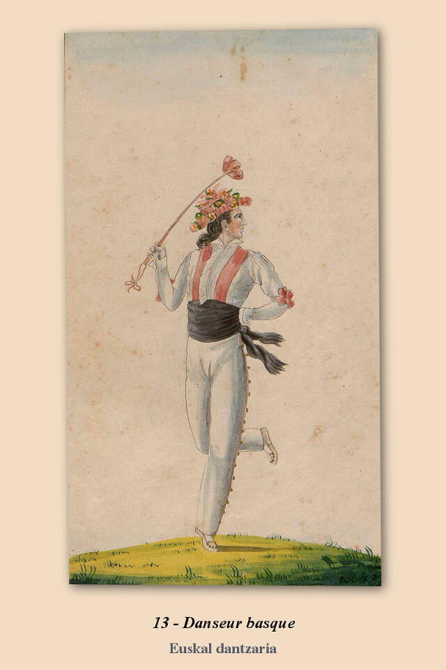 Costumes basques à l’aquarelle, 1828 - Bilketa