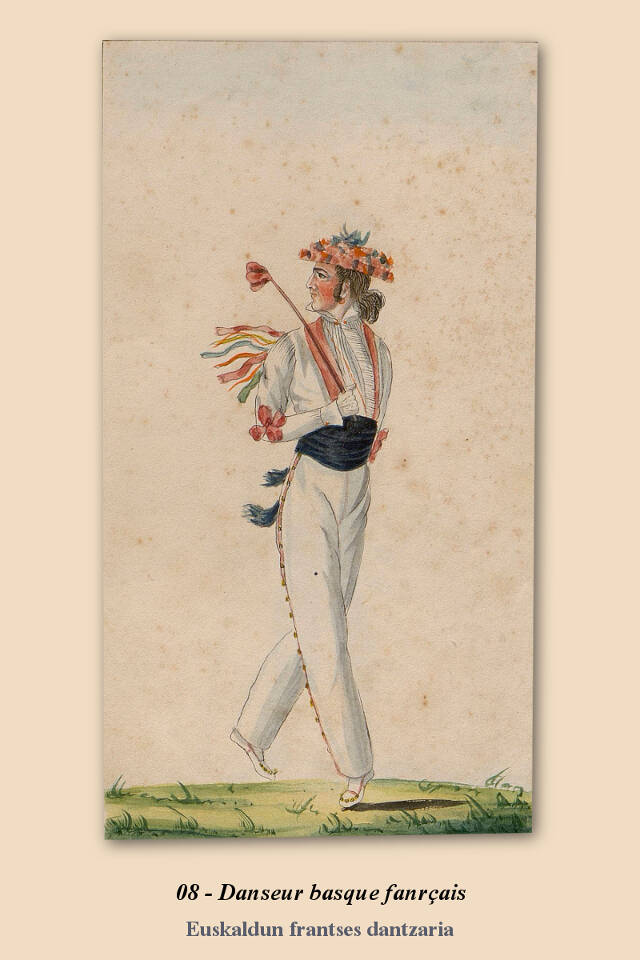 Costumes basques à l’aquarelle, 1828 - Bilketa